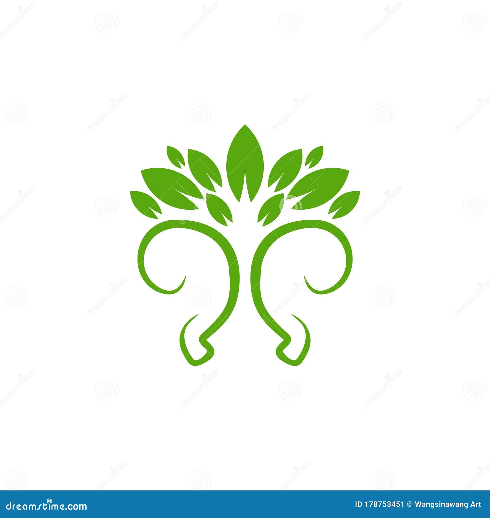 Tree Logo Ideas. Inspiration Logo Design. Template Vector Illustration ...