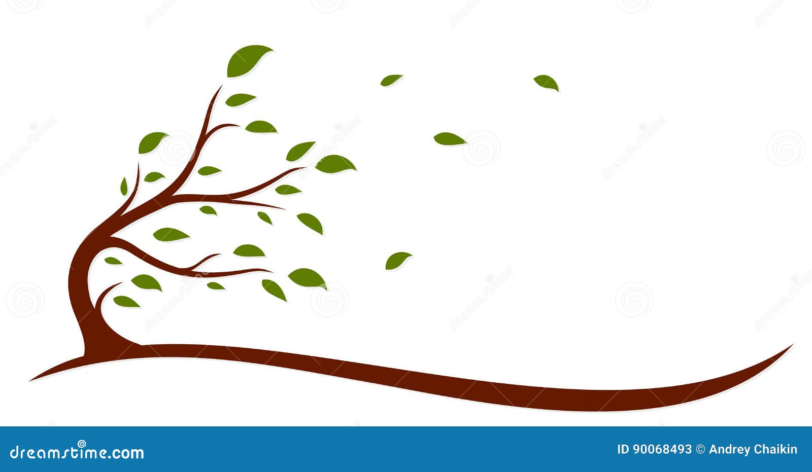 Stylized Tree Wind Stock Illustrations – 399 Stylized Tree Wind Stock ...