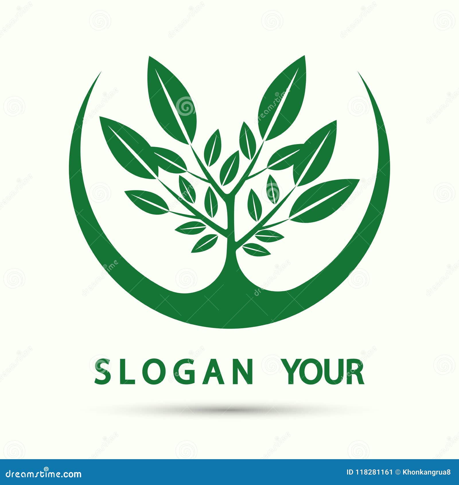 Tree Logo Wood Icon Modern Design.vector Illustration Stock Vector ...