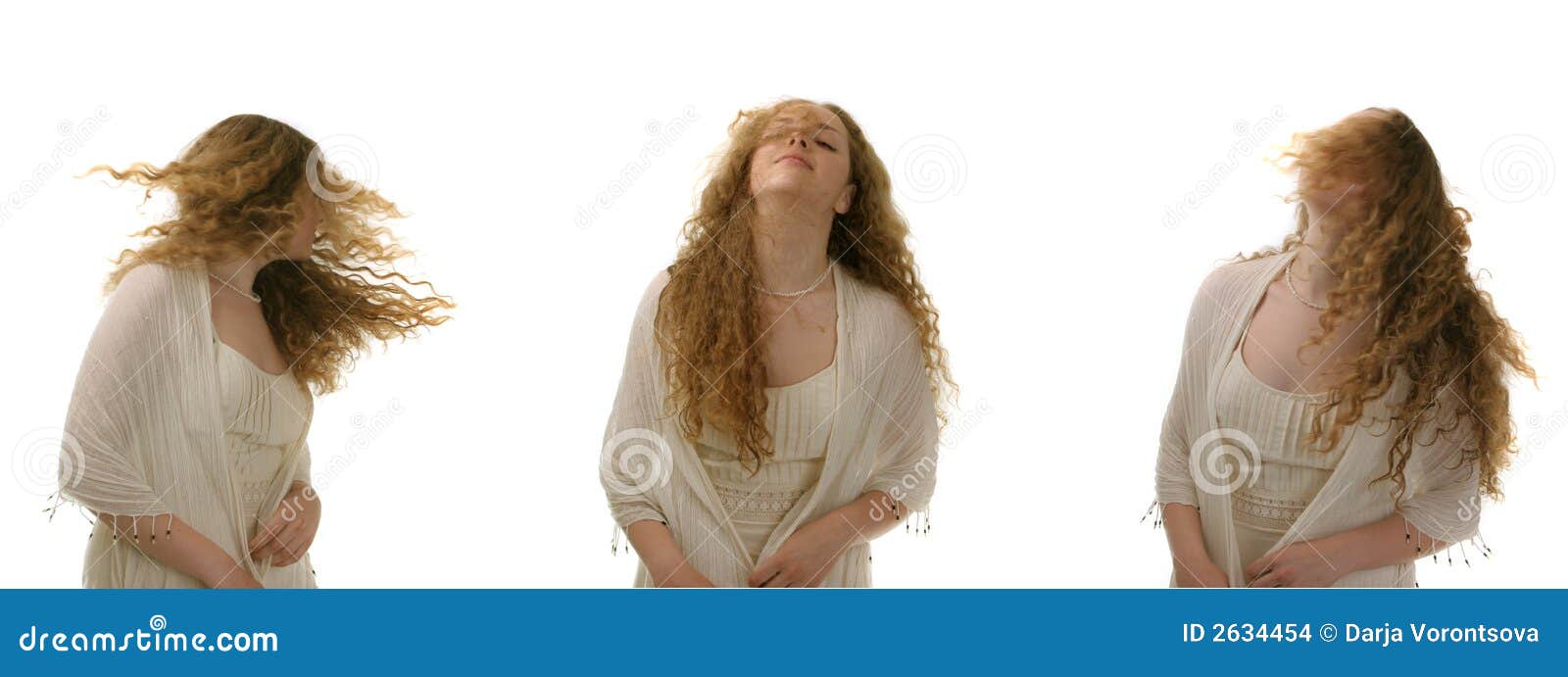 Tree- Long Hair - Young Girl Stock Photo - Image of look, stand: 2634454