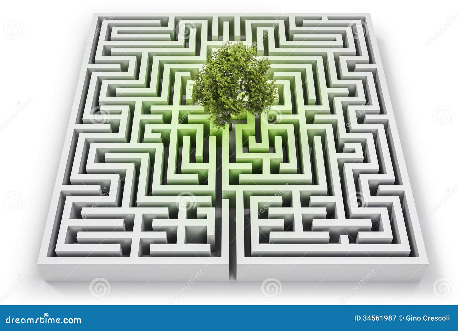 Lost In The Labyrinth Stock Photography | CartoonDealer.com #277037324