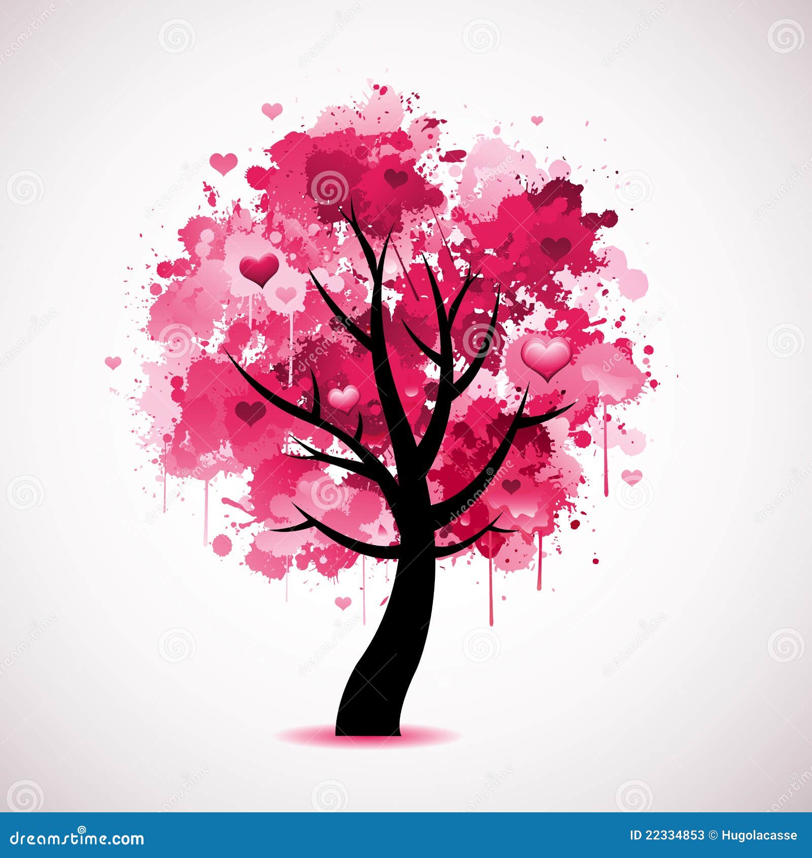 Tree of love stock illustration. Illustration of love - 22334853