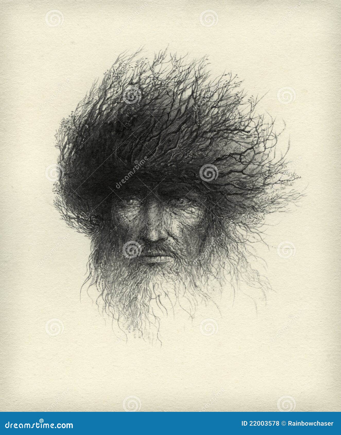 Tree Man stock photo. Image of face, imagination, artwork - 22003578
