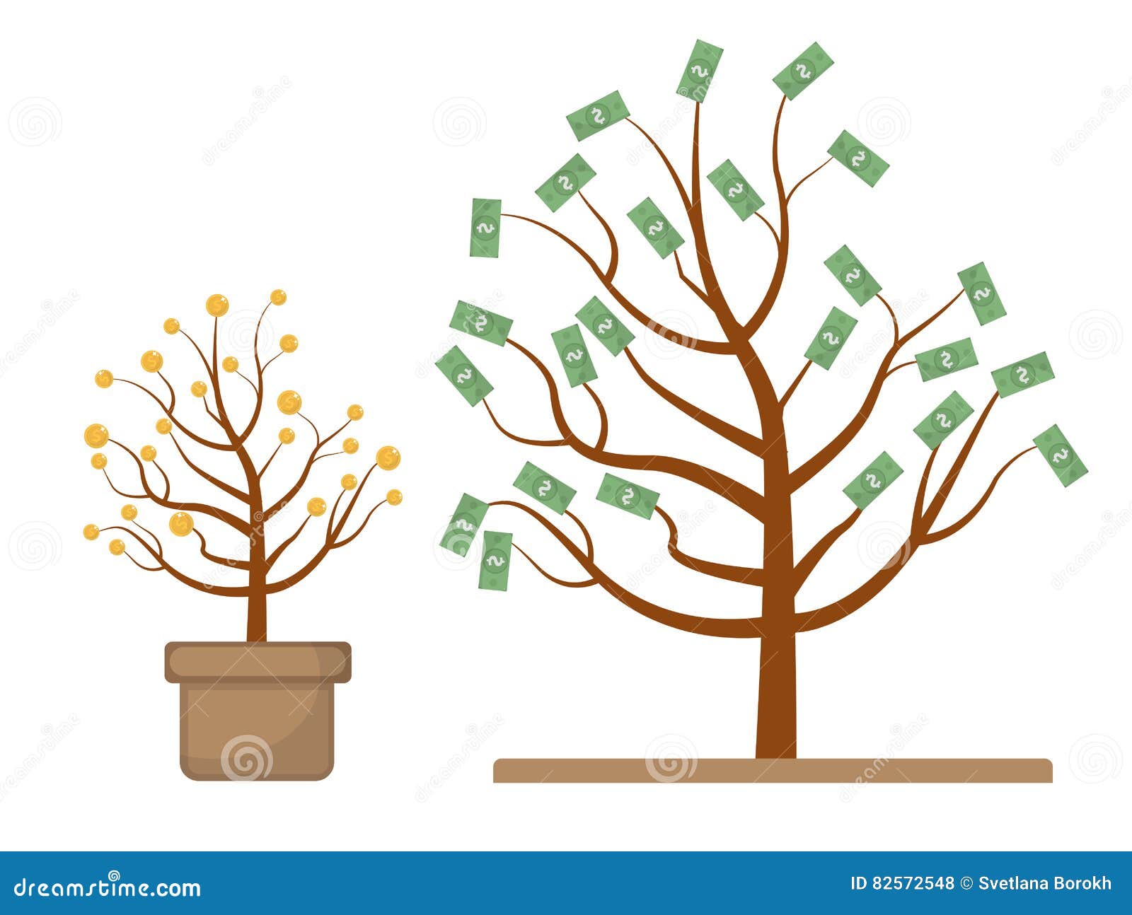 Evolution Tree Illustration Cartoon Vector | CartoonDealer.com #160323289