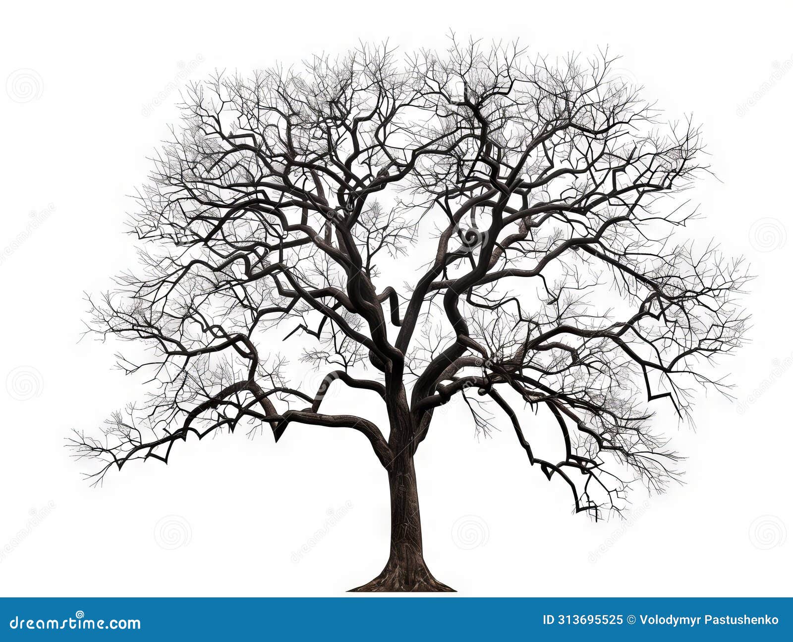 A Tree with No Leaves on it is Shown Stock Image - Image of leaves ...