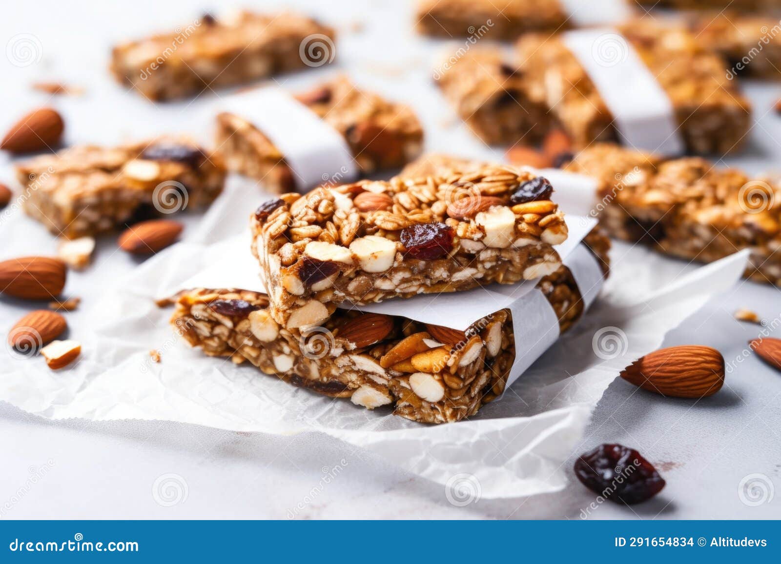 Tree Nut-free Granola Bars in Wrappers Stock Photo - Image of ...