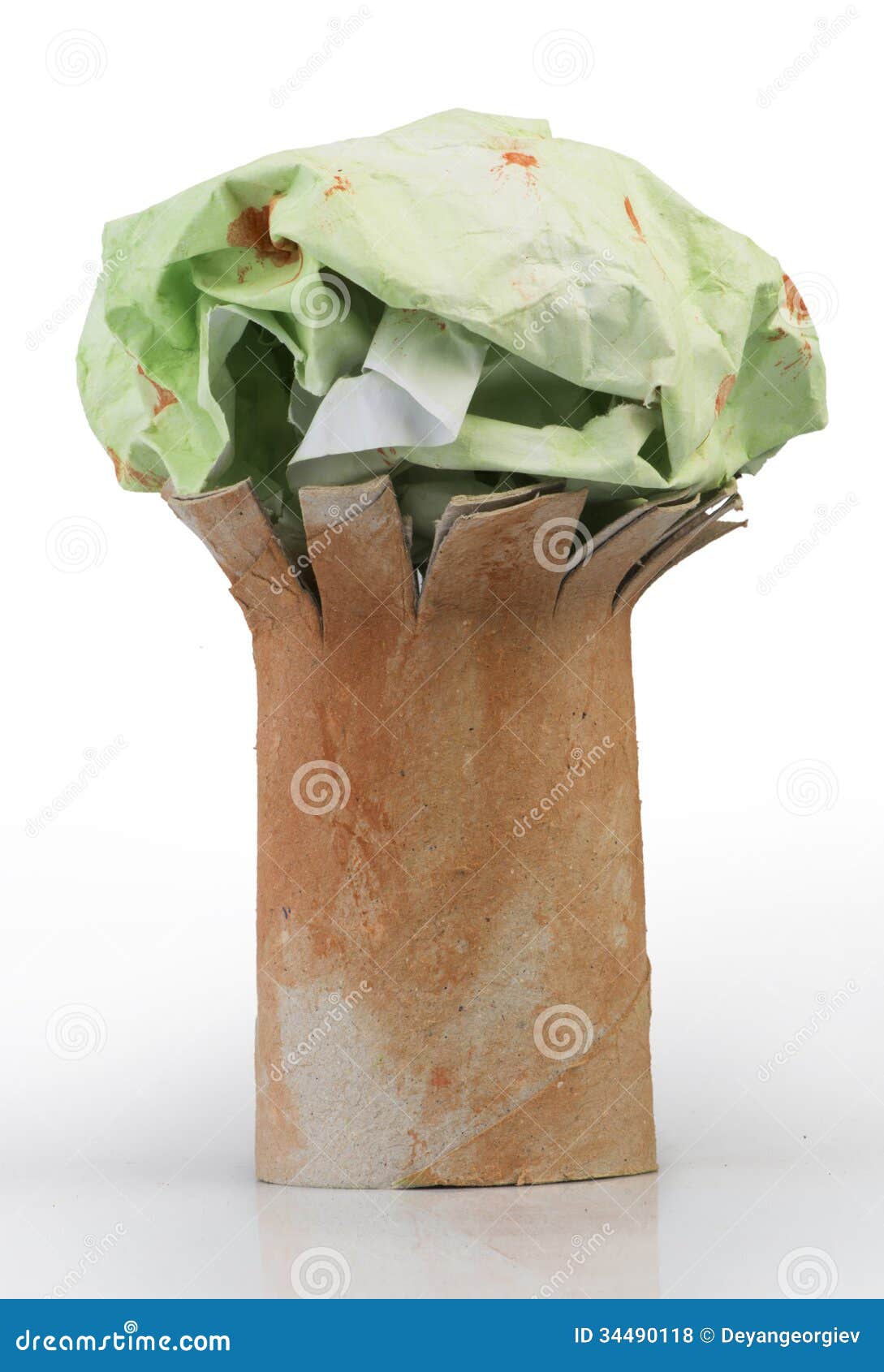 Tree of paper. stock illustration. Illustration of paper - 34490118