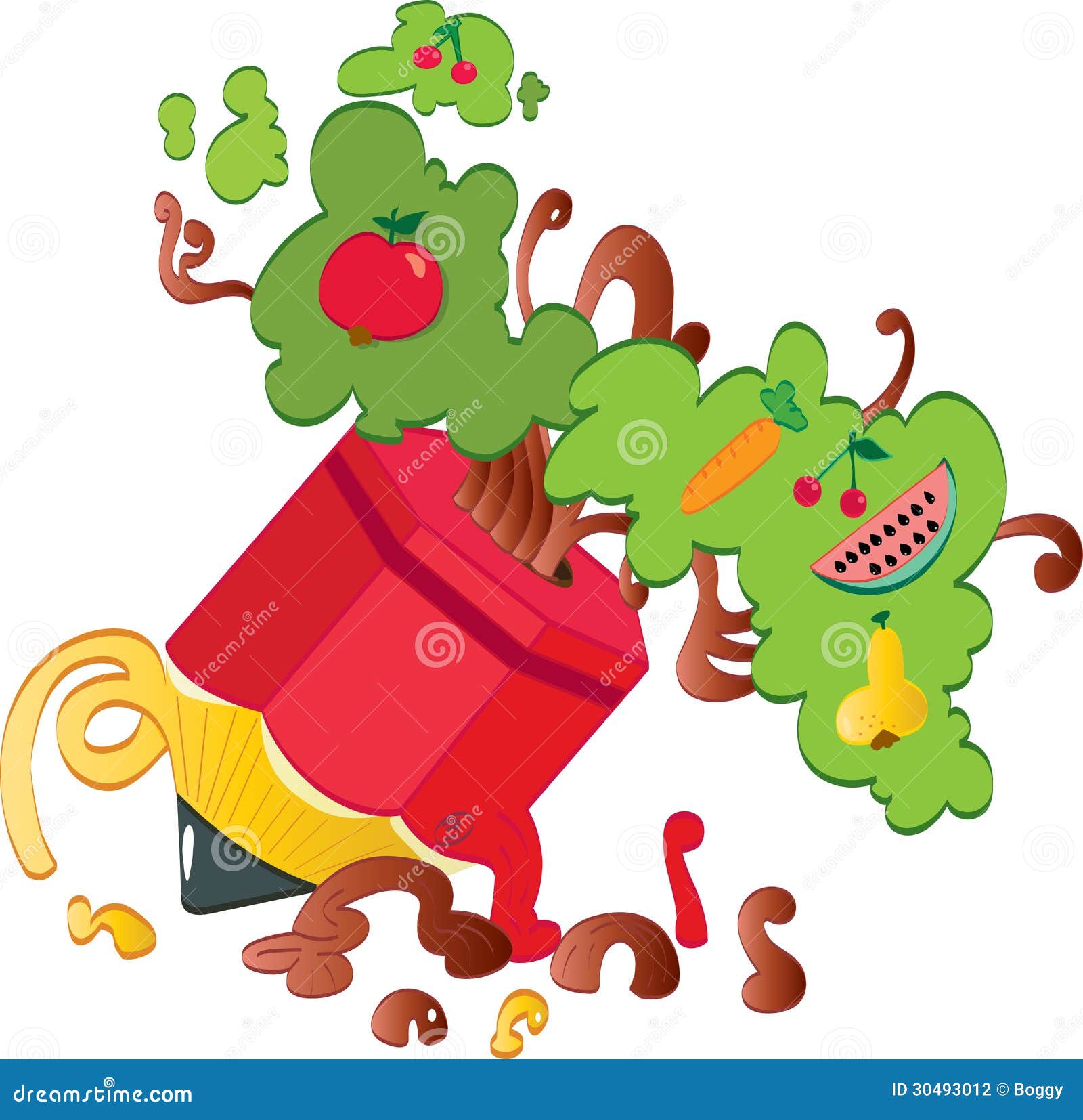 Tree pencil stock vector. Illustration of inspiration - 30493012