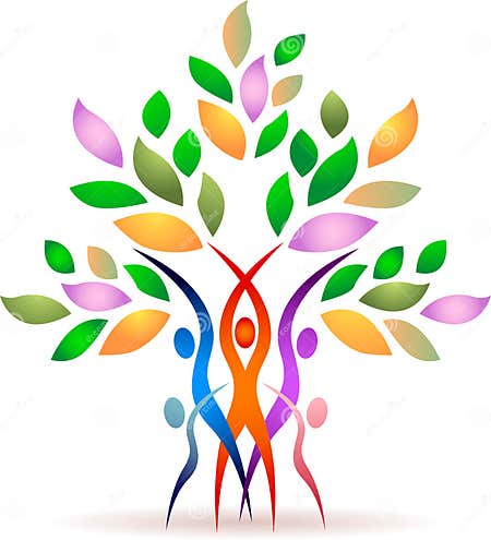 Tree people stock vector. Illustration of community, artwork - 91397239