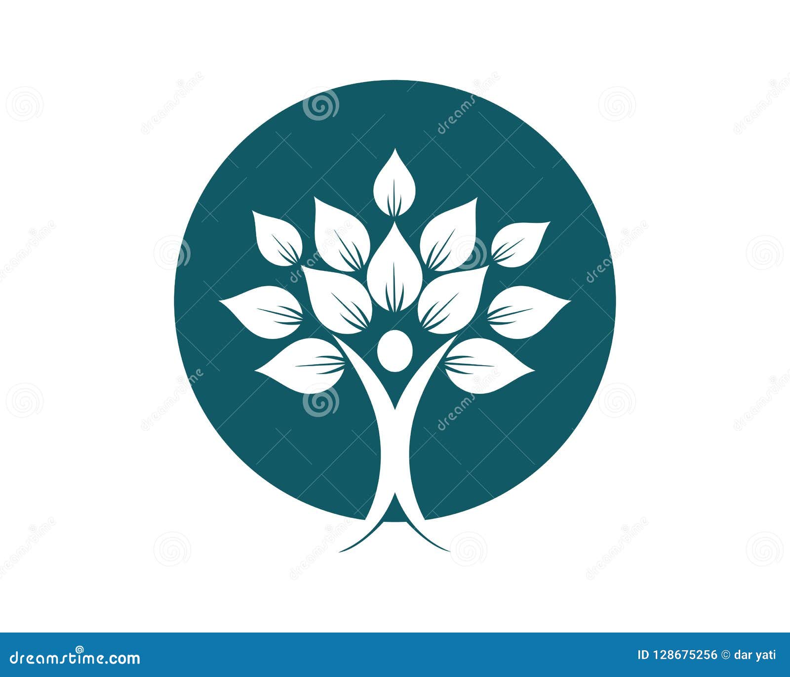 Tree people logo template stock vector. Illustration of innovative ...
