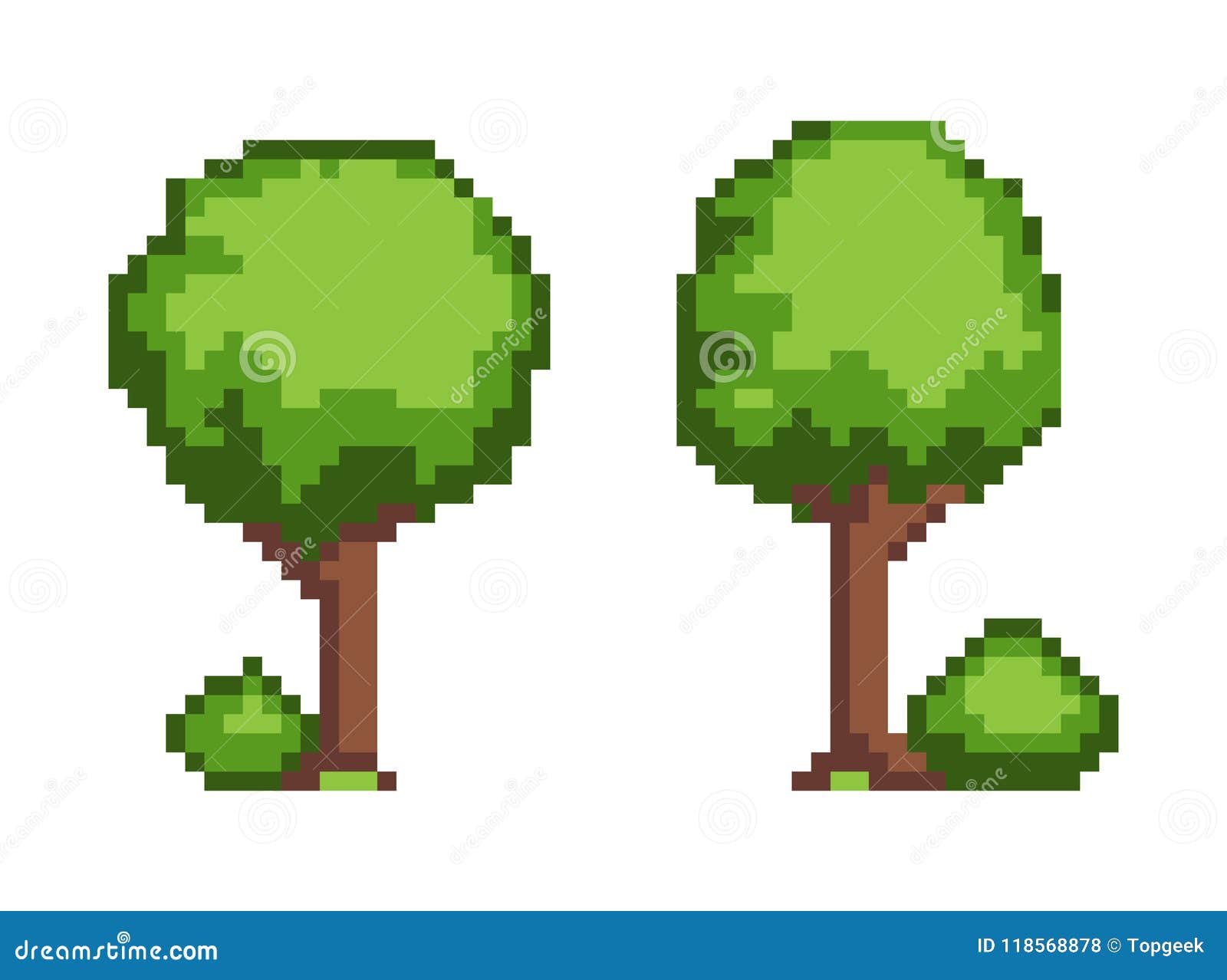 Pixel Art Plant Growth Stages: Seed To Flower Stock Photography ...