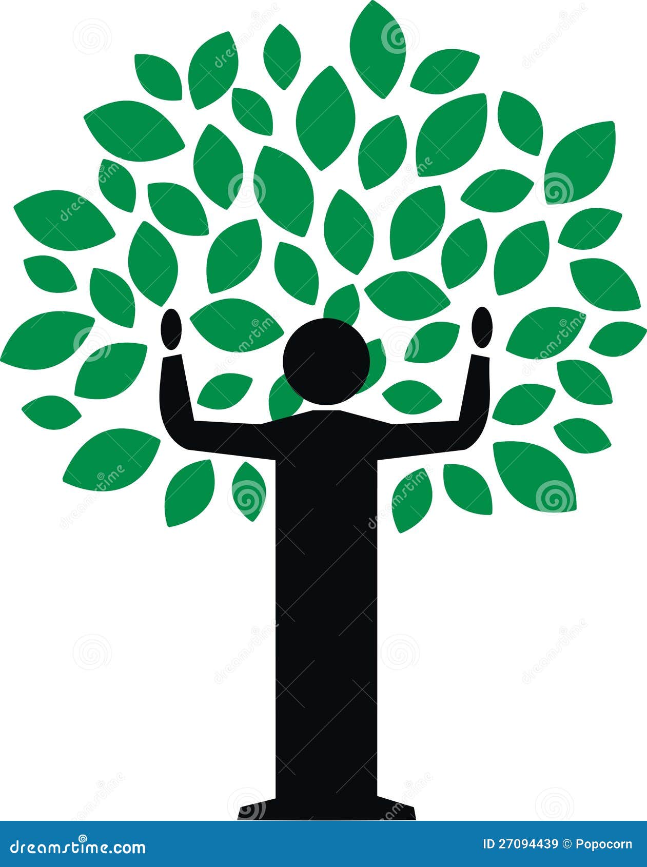 Tree Plant Growing Logotype Stock Illustration - Illustration of object ...