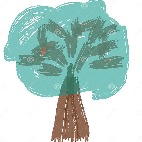 The Tree Planted by the Little Prince Stock Illustration - Illustration ...