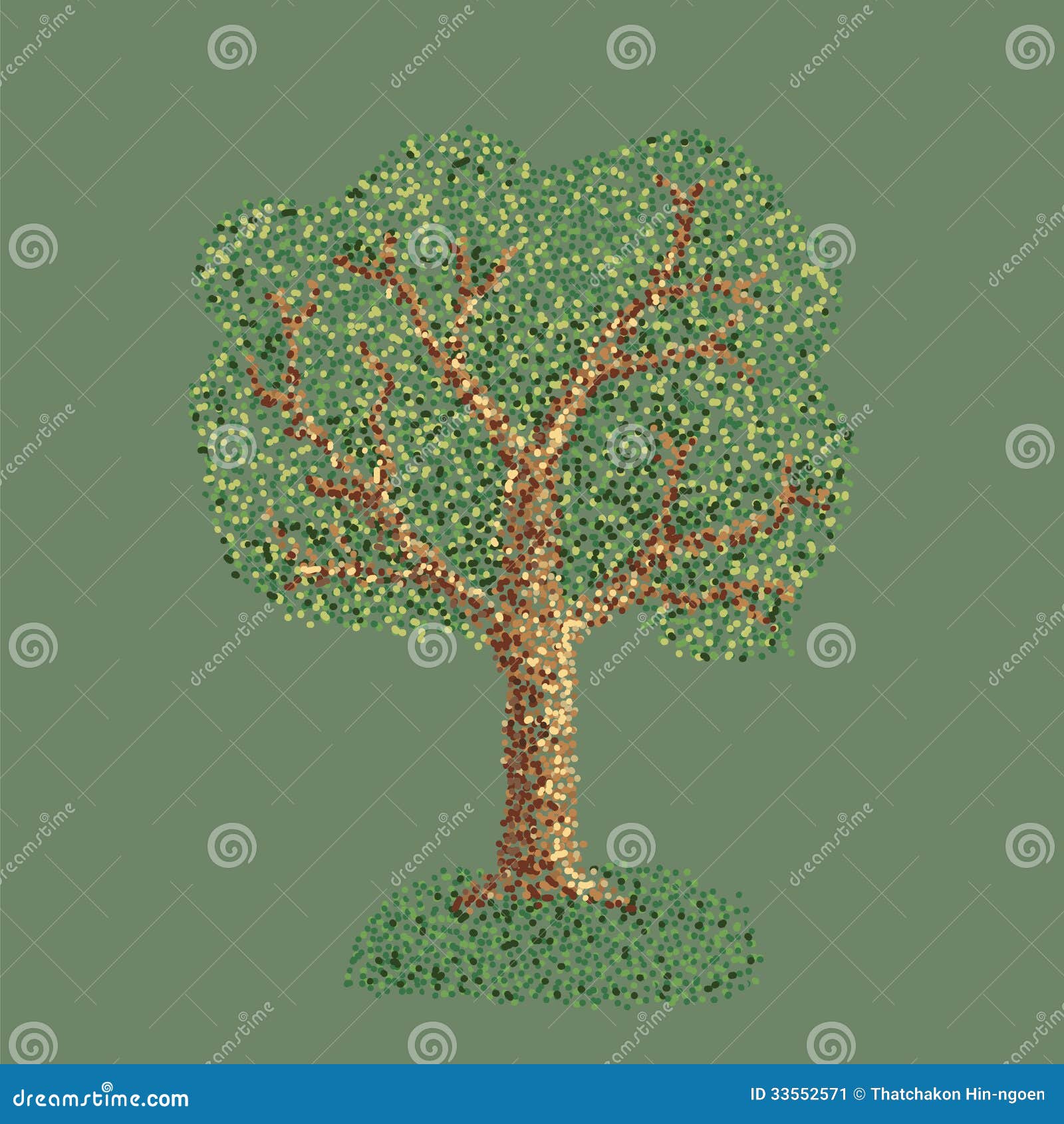 Tree point stock vector. Illustration of blank, background - 33552571