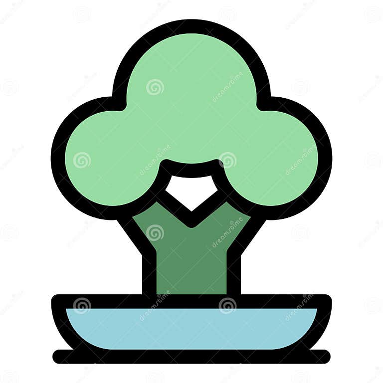 Tree pot icon vector flat stock illustration. Illustration of vector ...