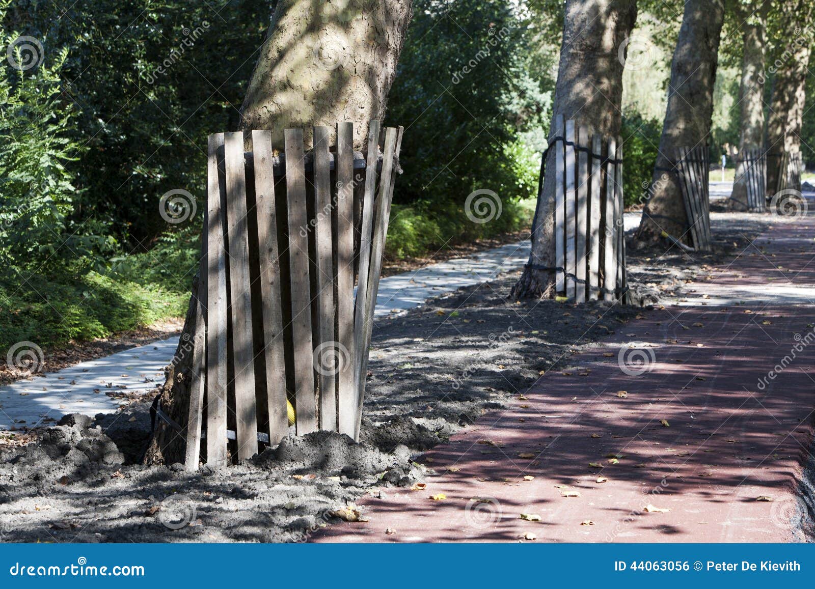 Tree protection stock photo. Image of lumber, construction - 44063056