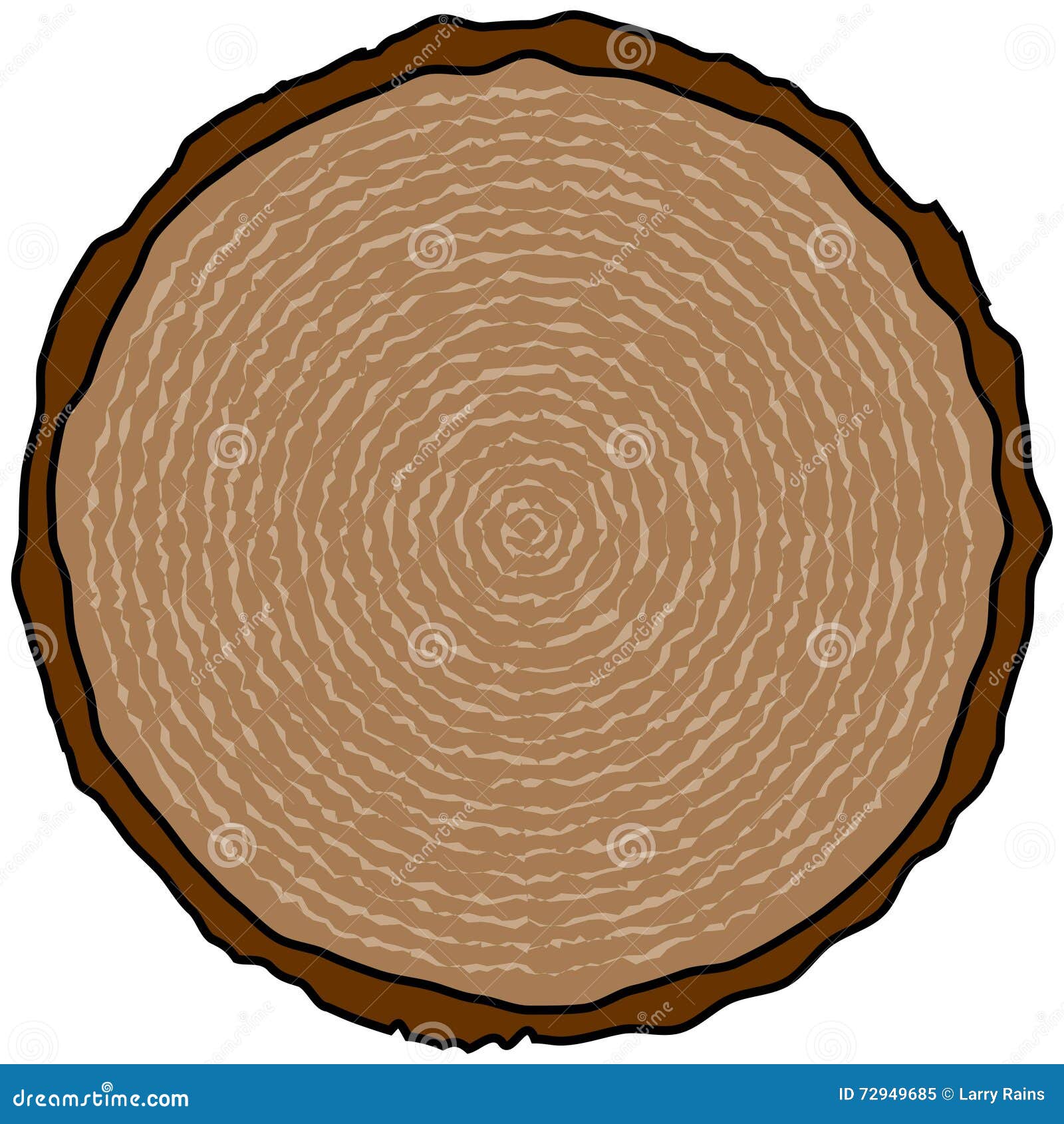 Tree Ring stock vector. Illustration of illustrations - 72949685