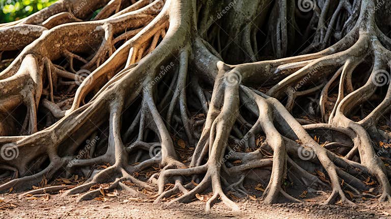 Tree root of stock illustration. Illustration of subterranean - 362166008