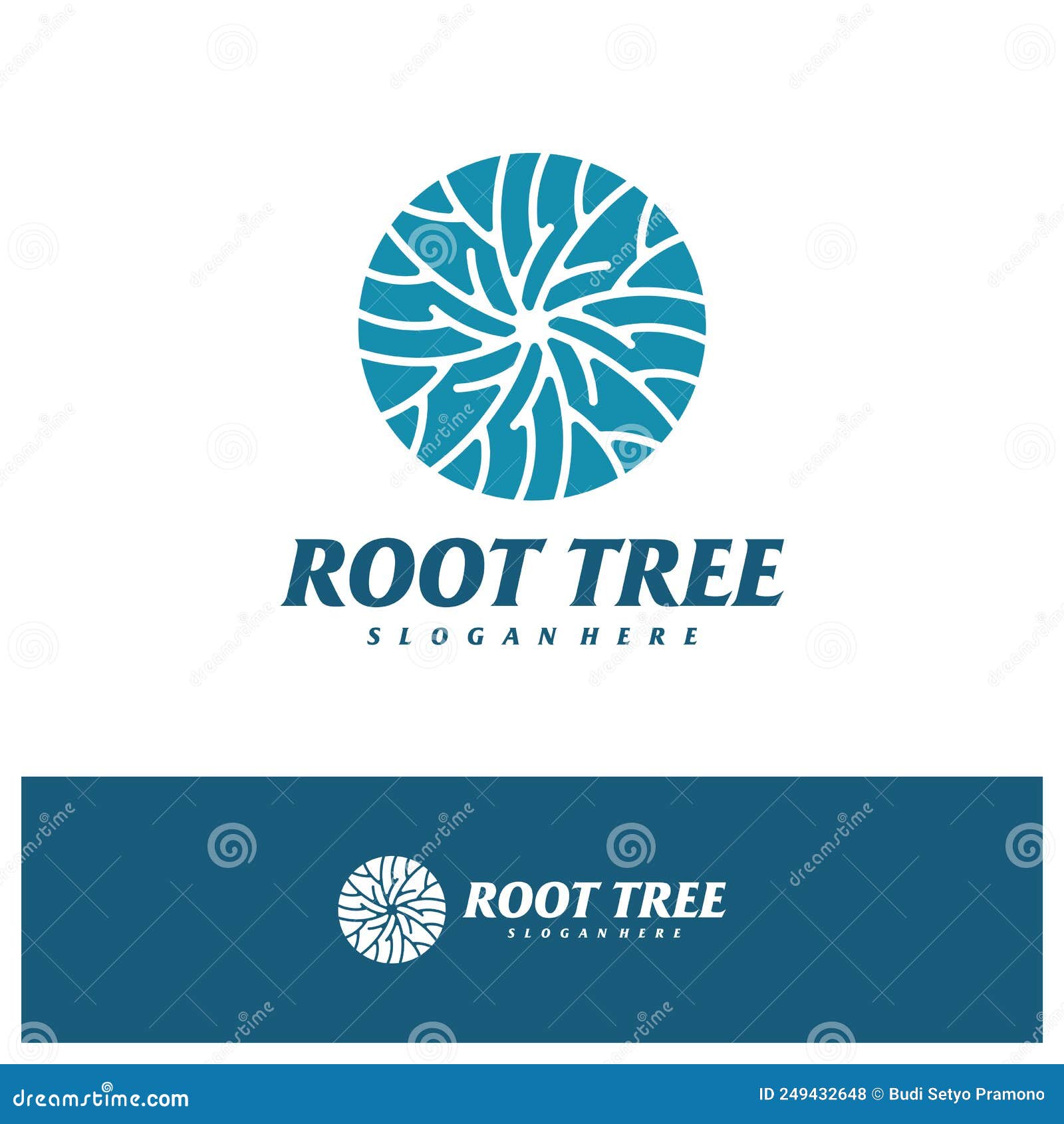 Tree Root Logo Design Vector Template, Tree Logo Concepts Illustration ...