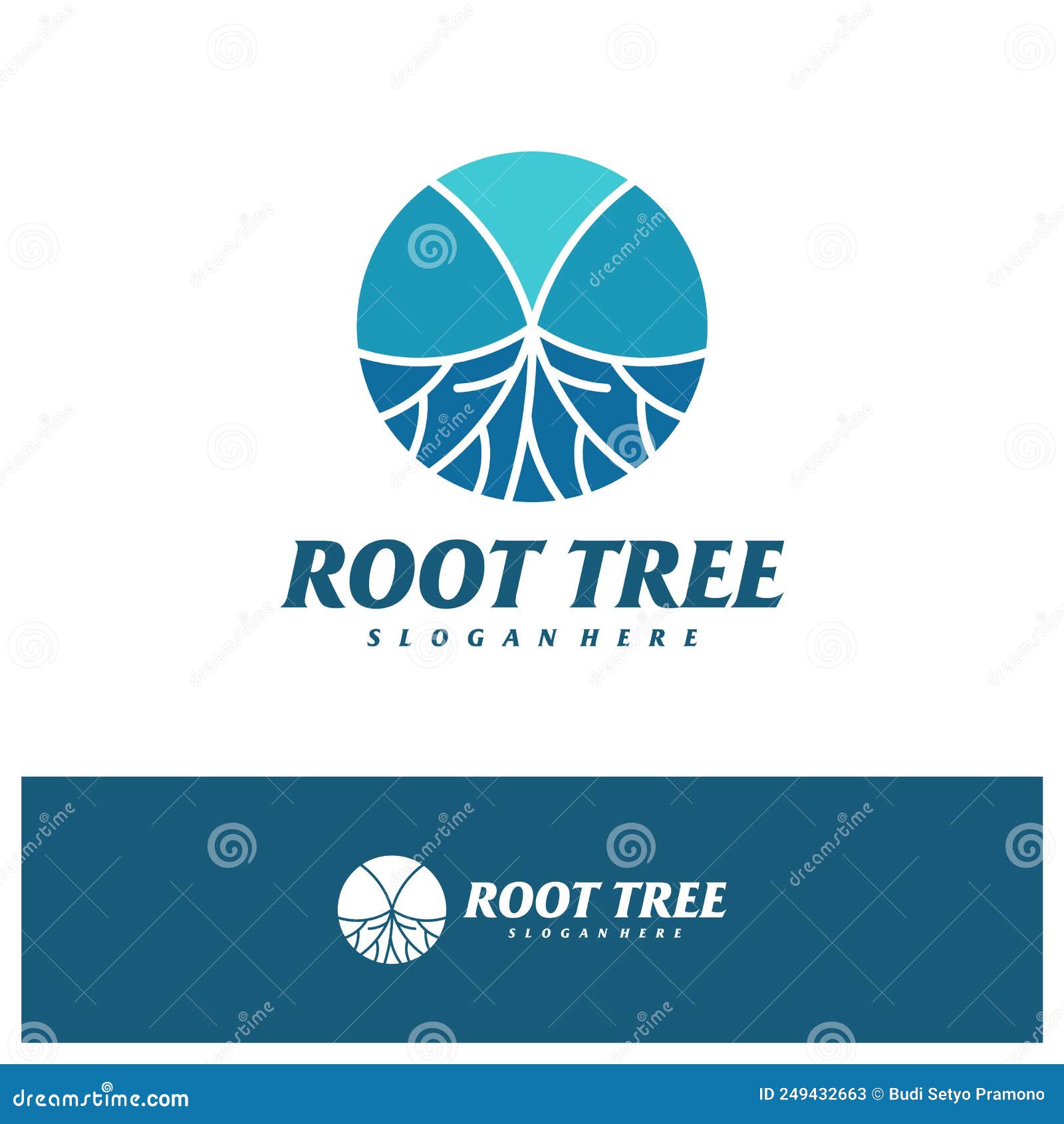 Tree Root Logo Design Vector Template, Tree Logo Concepts Illustration ...