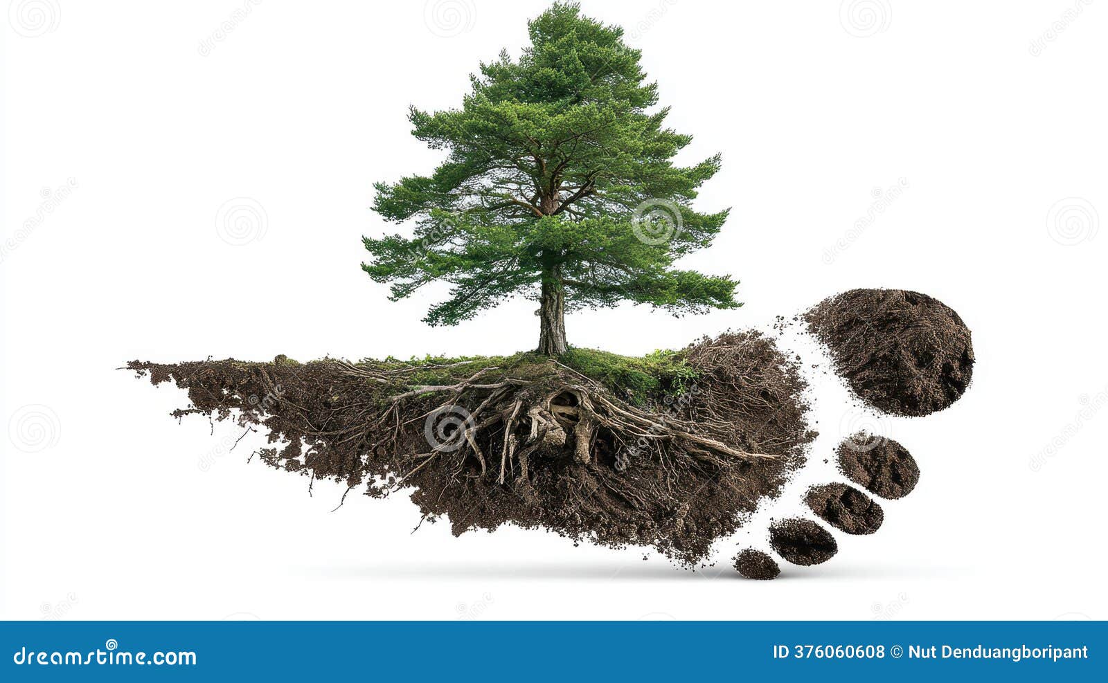 Roots Of Connection Majestic Tree With Extensive Root System Symbolize ...