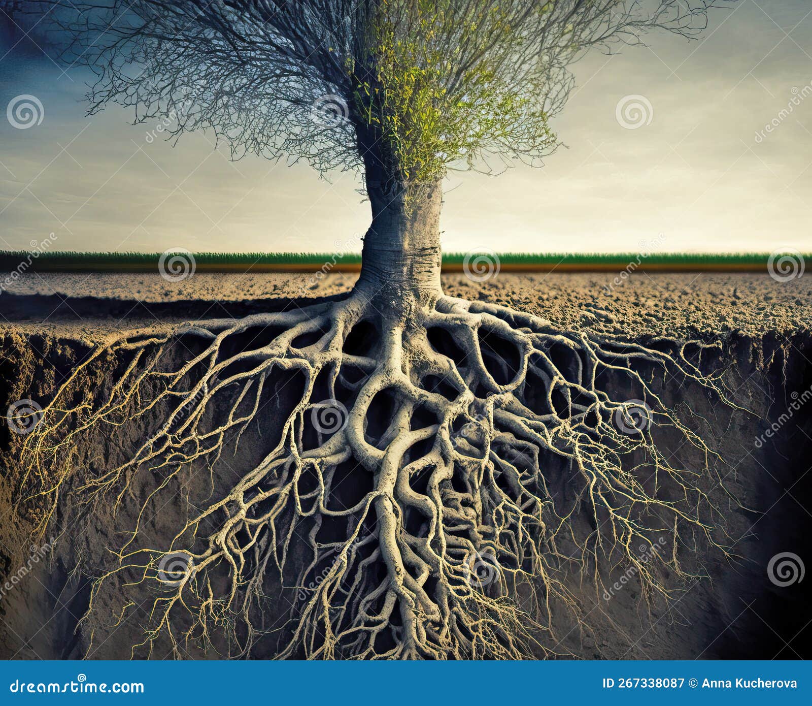 Tree Roots Underground Art