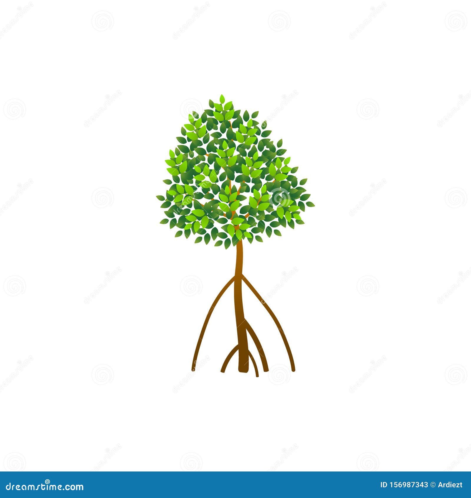 Tree and Roots Vector, Mangrove Tree Illustration, Mangrove Plant Stock ... Tree and Roots Vector, Mangrove Tree Illustration, Mangrove Plant Stock ...