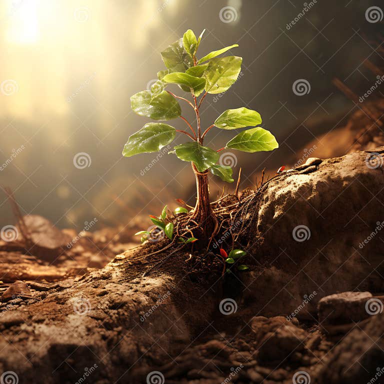 Tree Sapling is a Planting Plot Where the Growth of Trees Begins ...