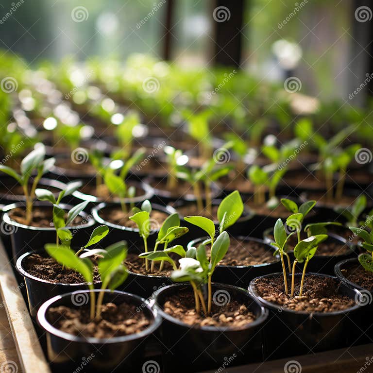 Tree Sapling is a Planting Plot Where the Growth of Trees Begins ...