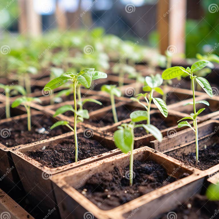 Tree Sapling is a Planting Plot Where the Growth of Trees Begins ...