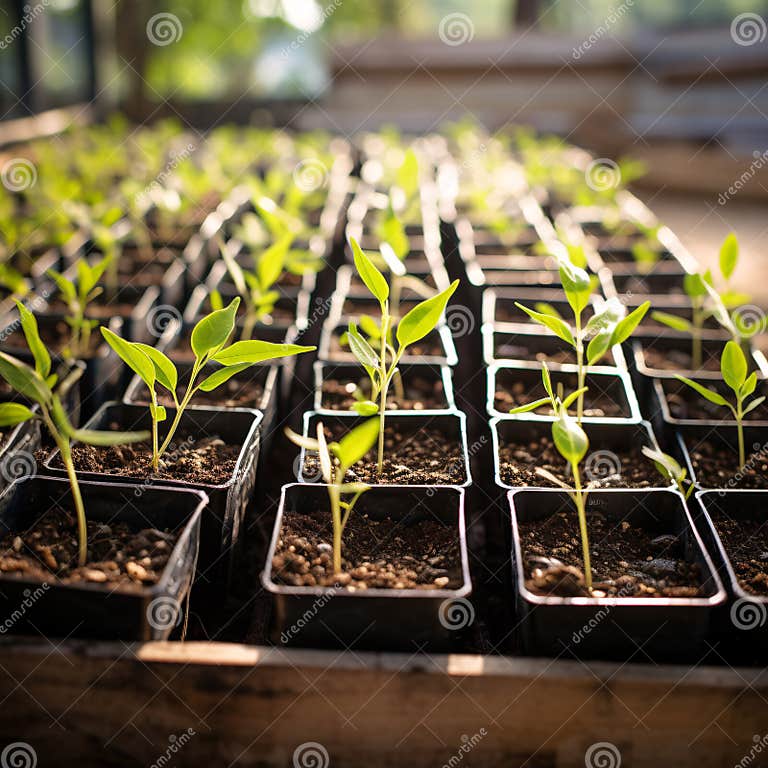 Tree Sapling is a Planting Plot Where the Growth of Trees Begins ...