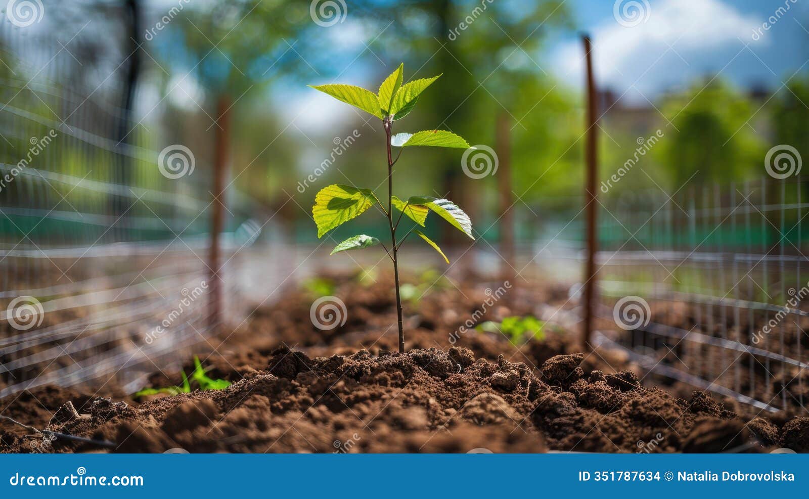 Tree Sapling in Soil, Symbolizing Hope, Sustainability, and a Greener ...