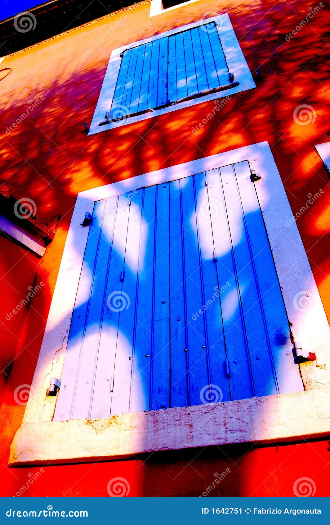 Tree shadow III stock image. Image of architectures, apartments - 1642751