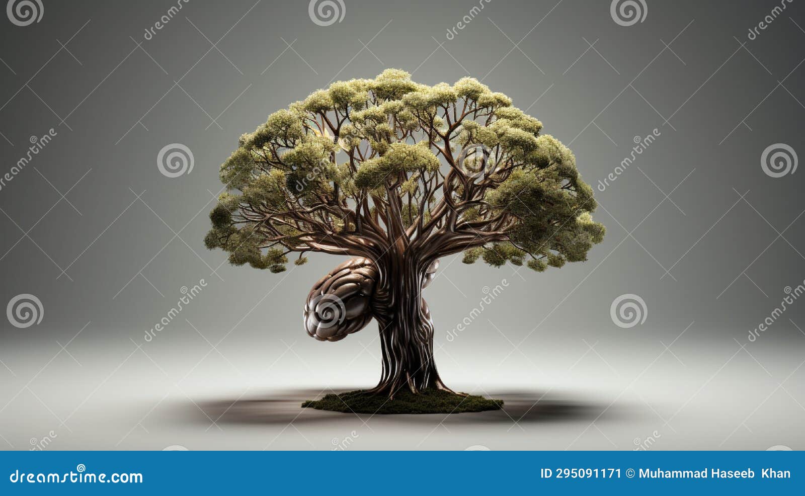 Tree Shaped Like a Brain, Representing Emotional Intelligence Stock ...
