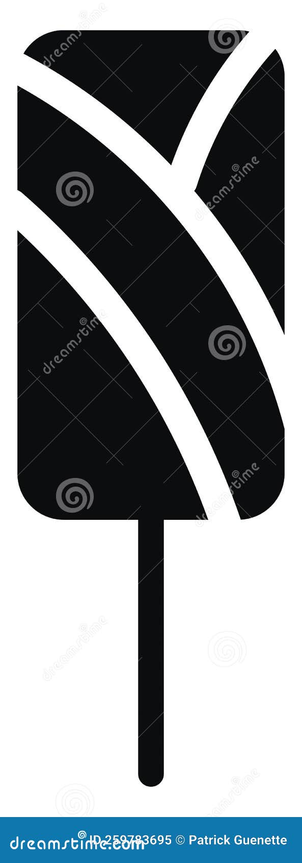 Tree Shaped Like a Rectangle, Icon Stock Vector - Illustration of trunk ...