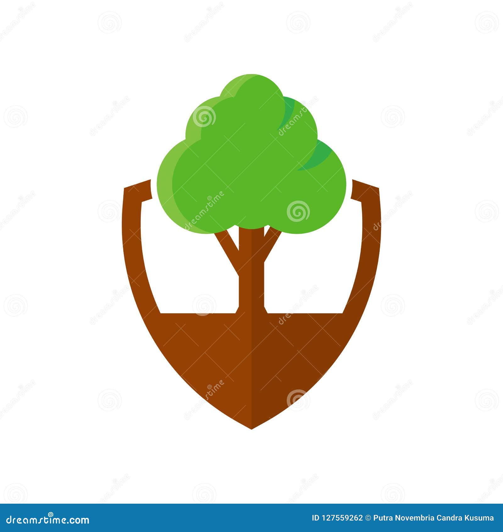 Tree Shield Logo Icon Design Stock Vector - Illustration of element ...