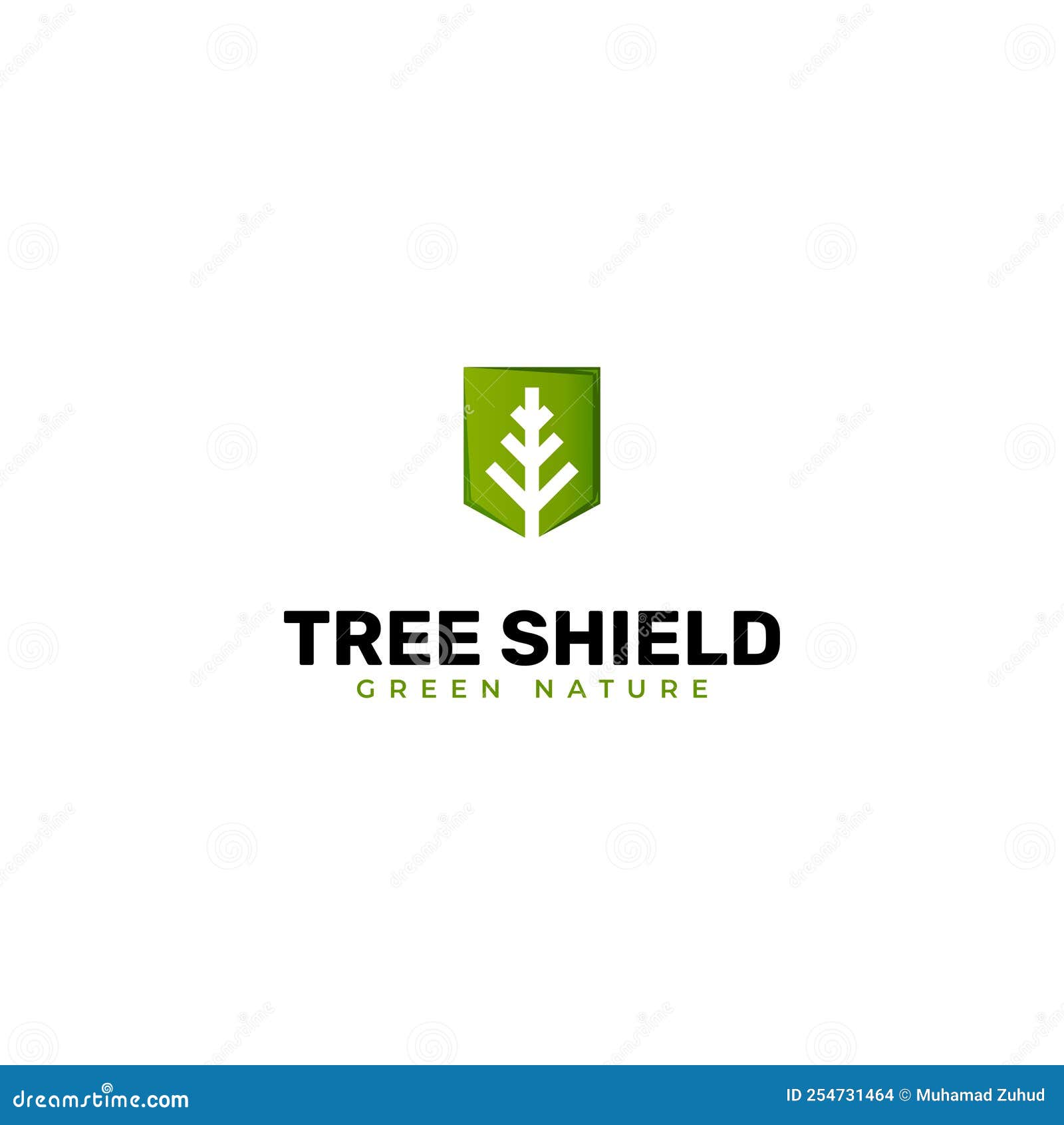 Tree Shield Logo Vector Icon Stock Vector - Illustration of line ...