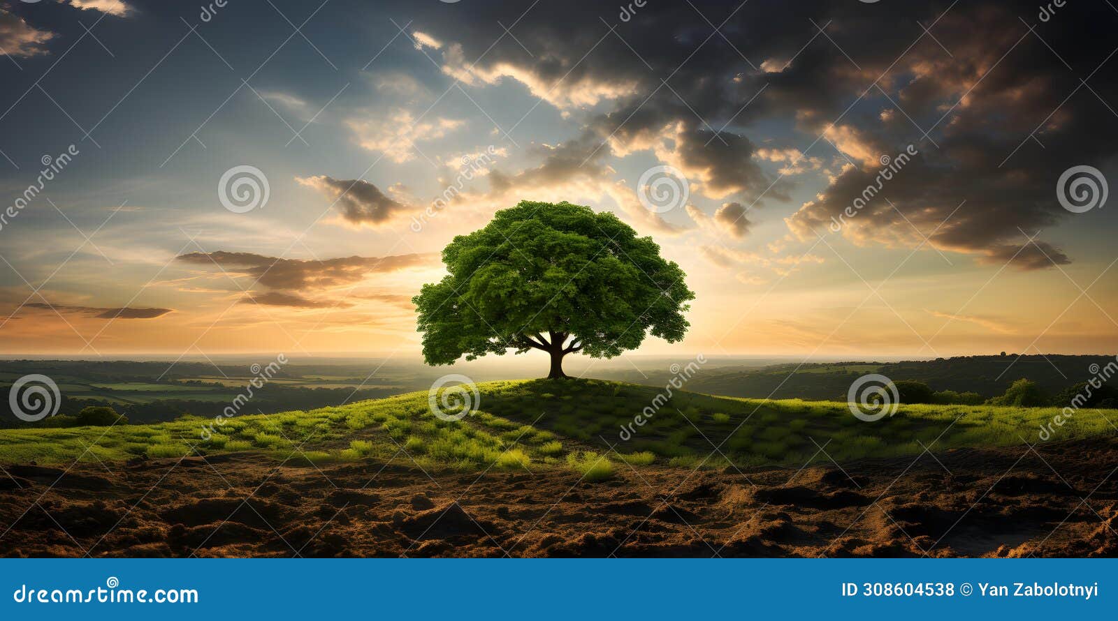 The Tree Shows Progress Embodying Resilience and Fortitude during Its ...