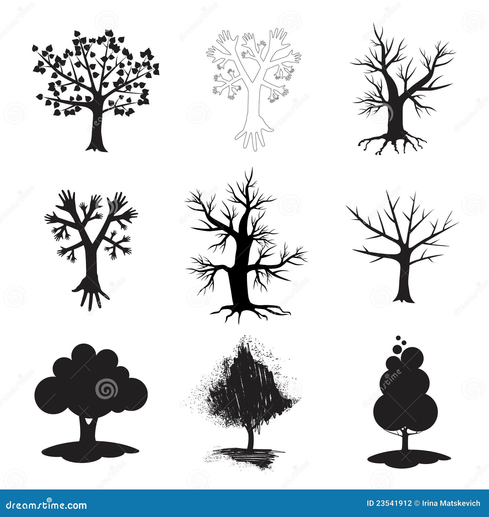 Tree_sign stock vector. Illustration of season, sign - 23541912