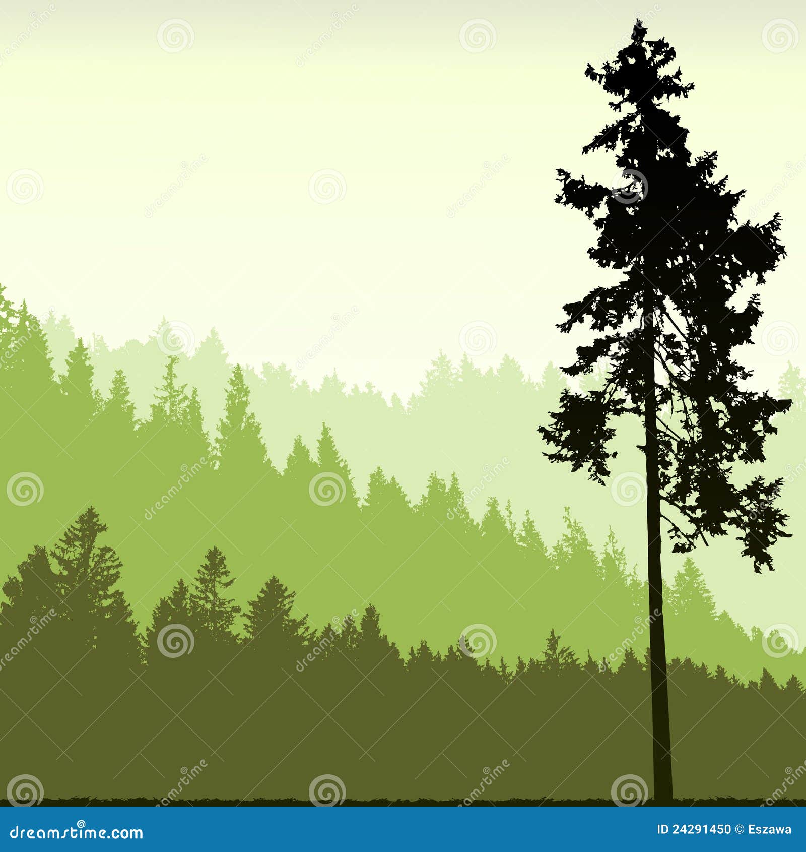 Abstract Background Silhouette Tree Stock Illustrations – 190,278 ...