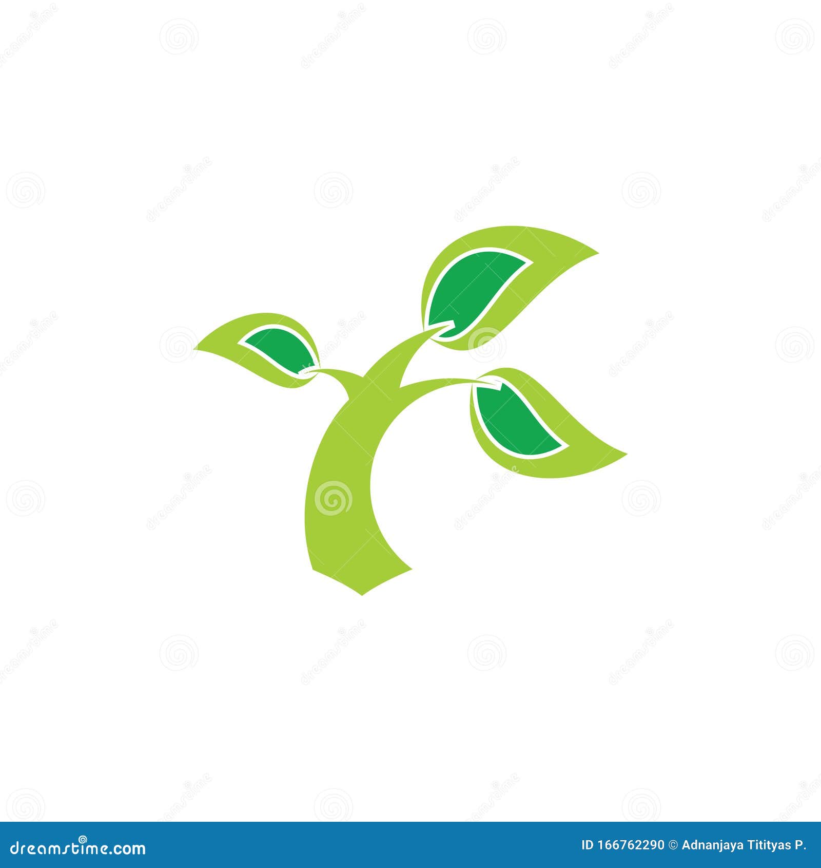Tree Simple Blow by the Wind Logo Stock Vector - Illustration of ...