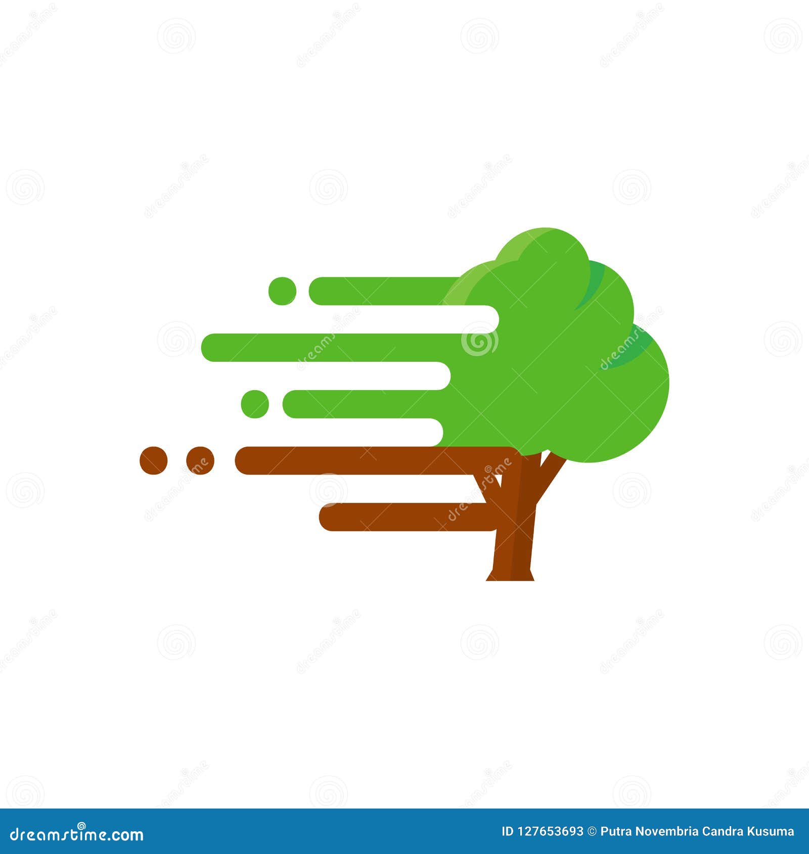 Tree Speed Logo Icon Design Stock Vector - Illustration of branding ...