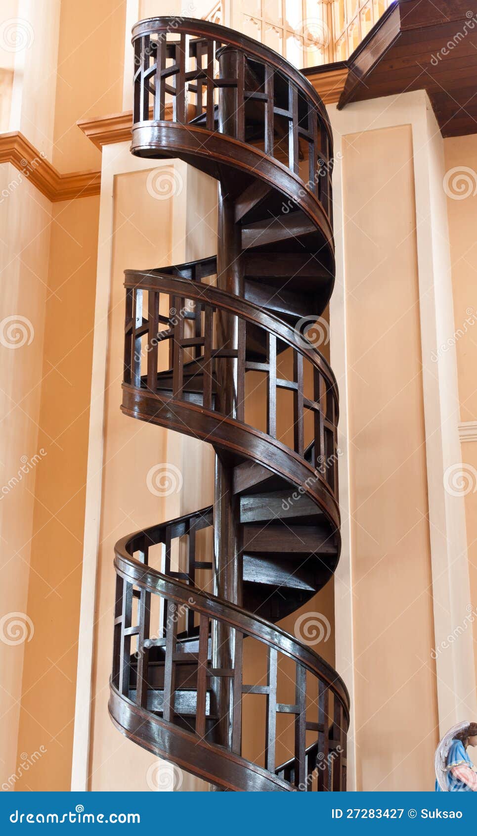 Tree spiral staircase stock image. Image of step, interior - 27283427