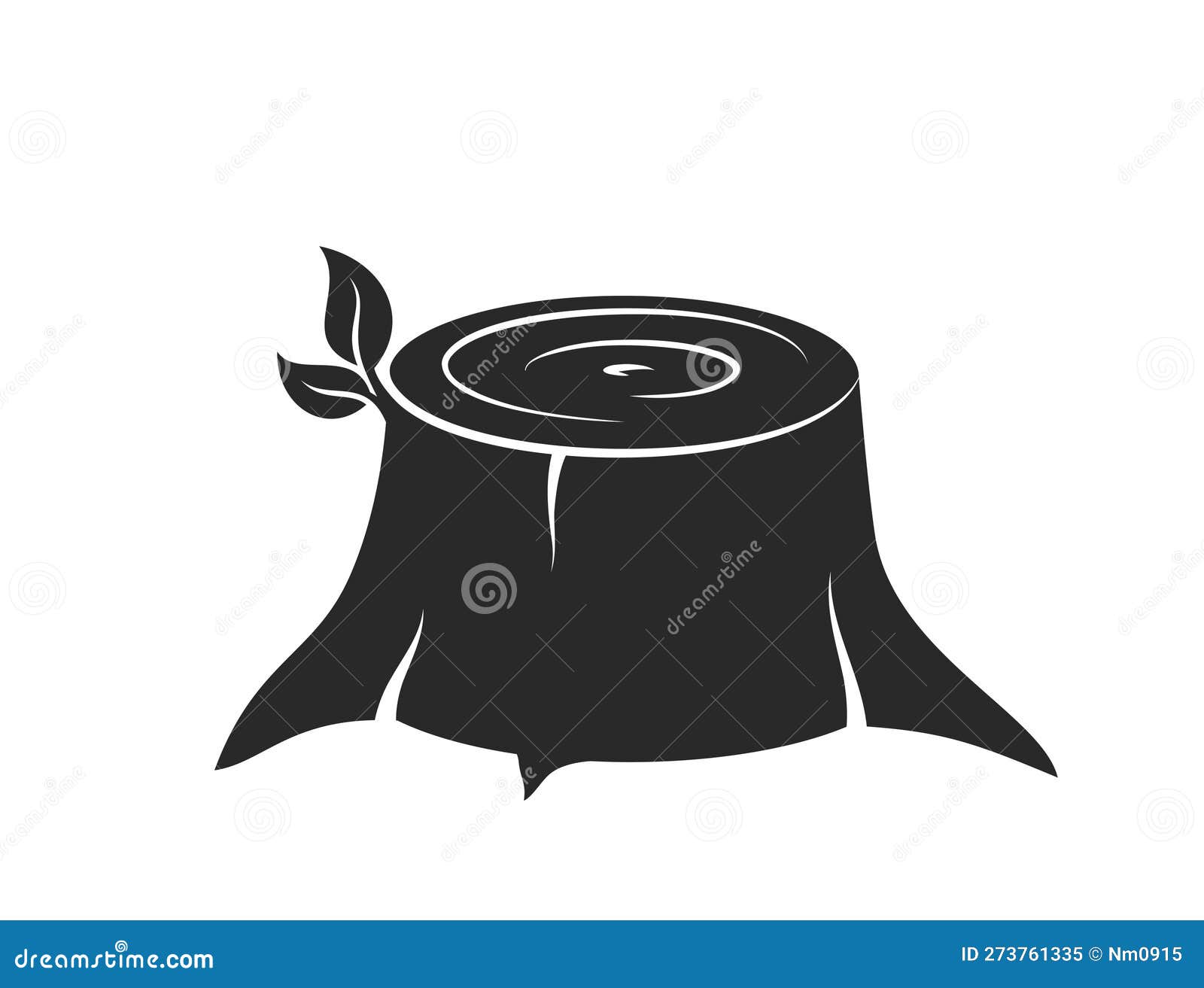 Tree Stump Icon. Nature, Ecology and Environment Design Element Stock ...
