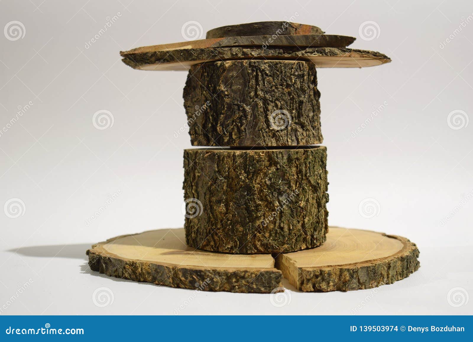 Tree Stump, Isolated on White Stock Photo - Image of natural, organic ...