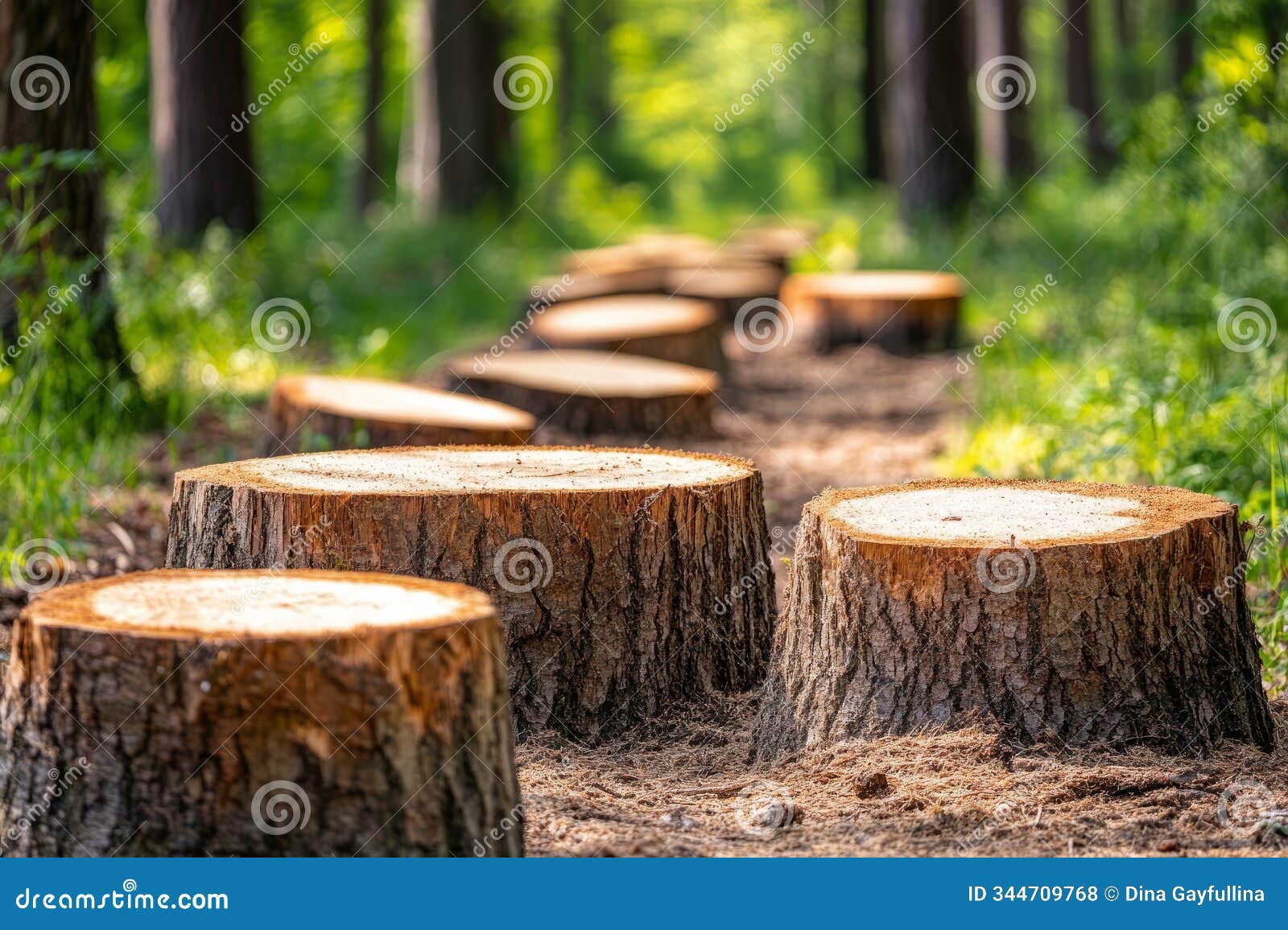 Deforestation. Logging Operations. Stock Photography | CartoonDealer ...