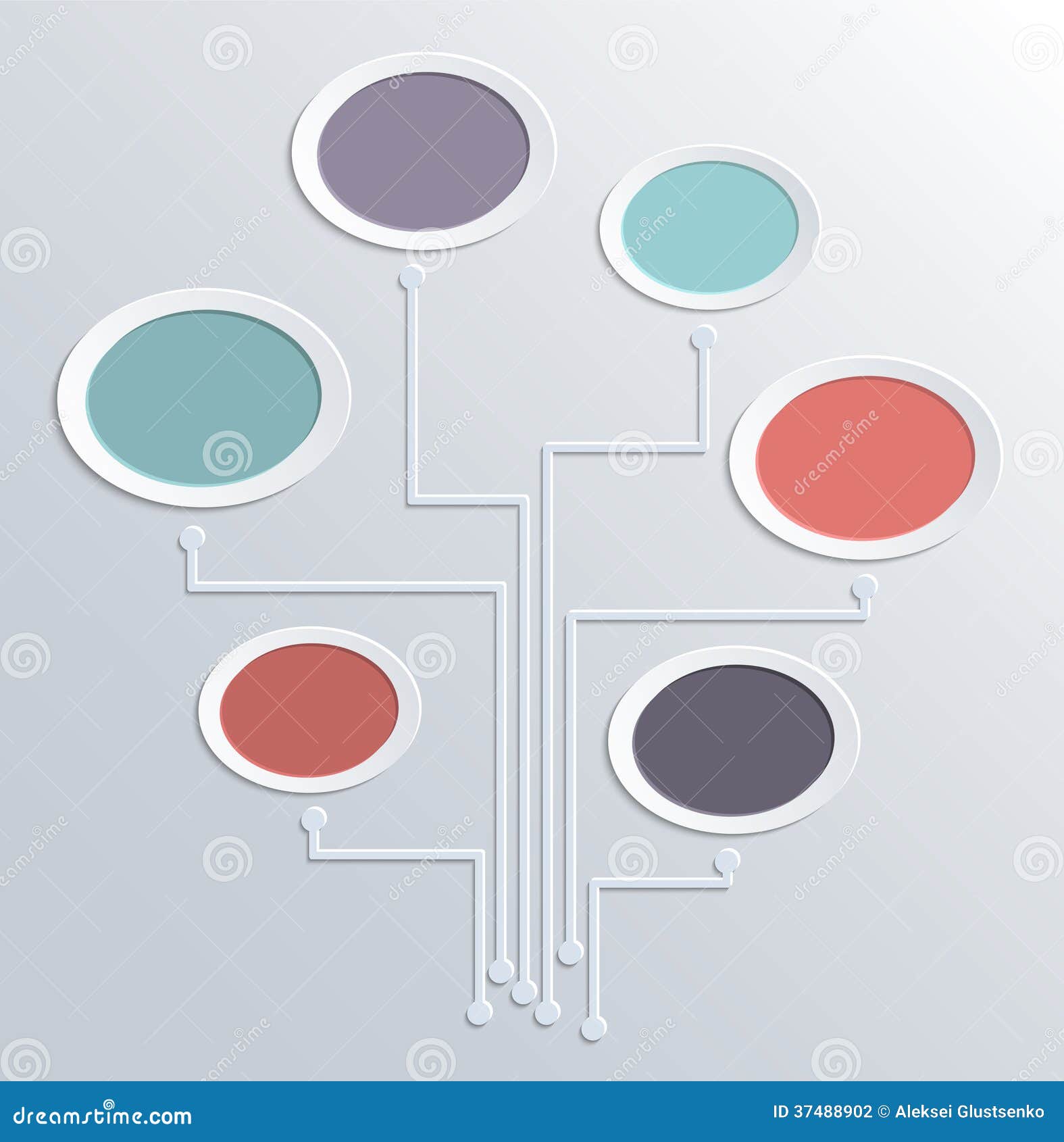 Tree Symbol Communication Information Technology Stock Vector ...