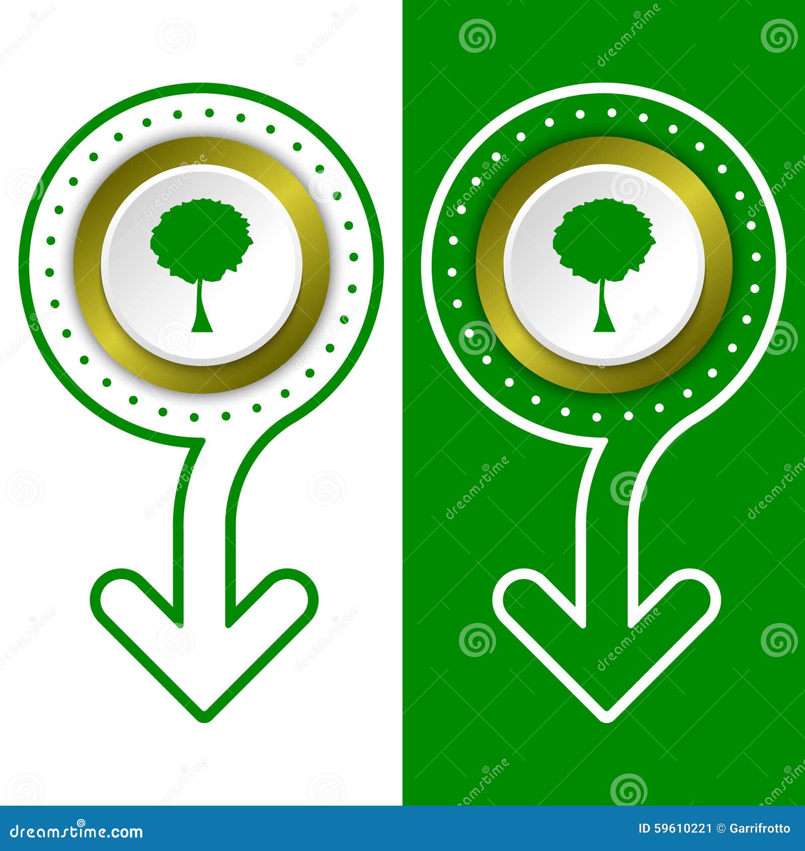 Tree symbol stock illustration. Illustration of mark - 59610221