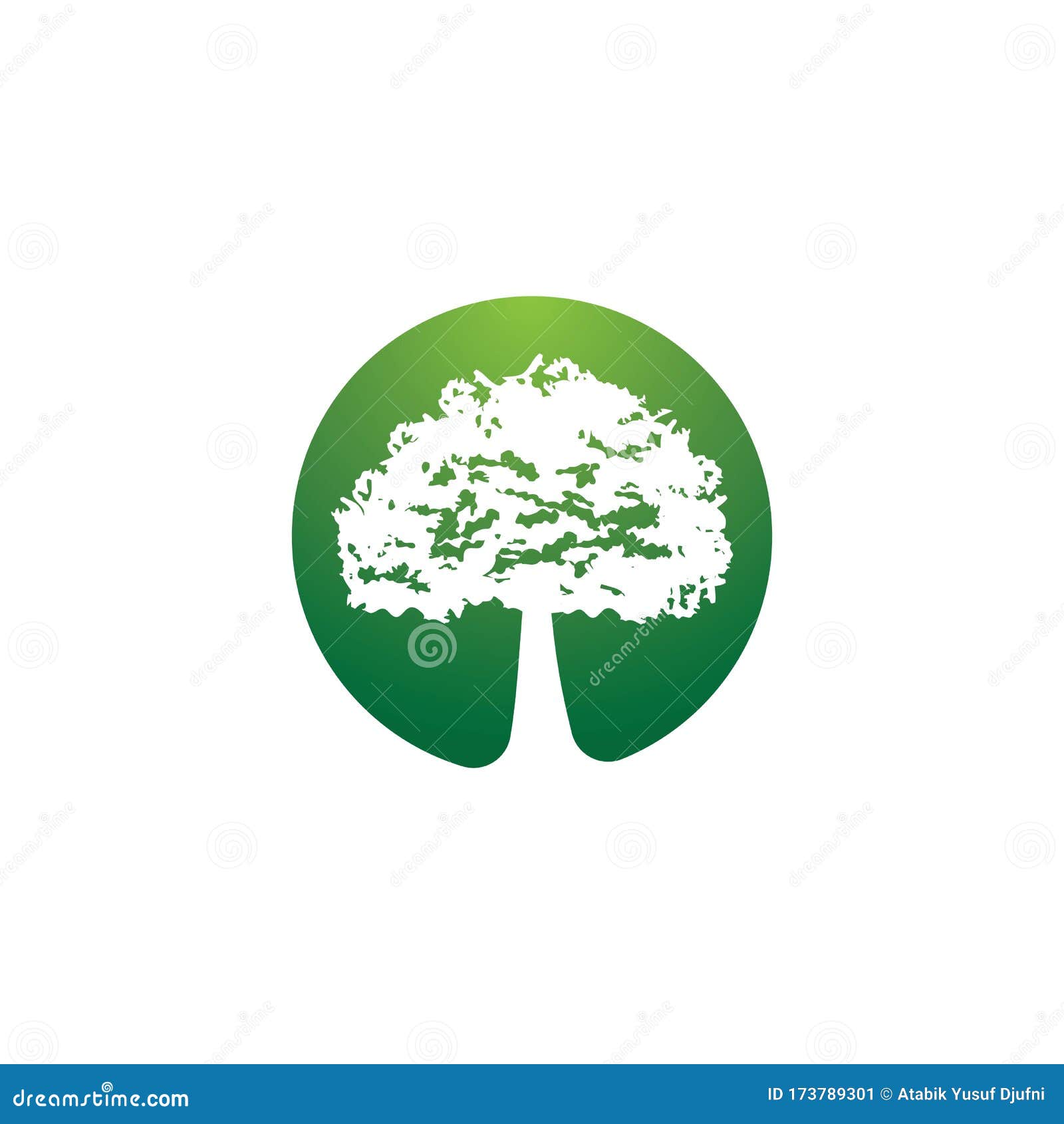 Tree Symbol Vector Icon Illustration Stock Vector - Illustration of ...