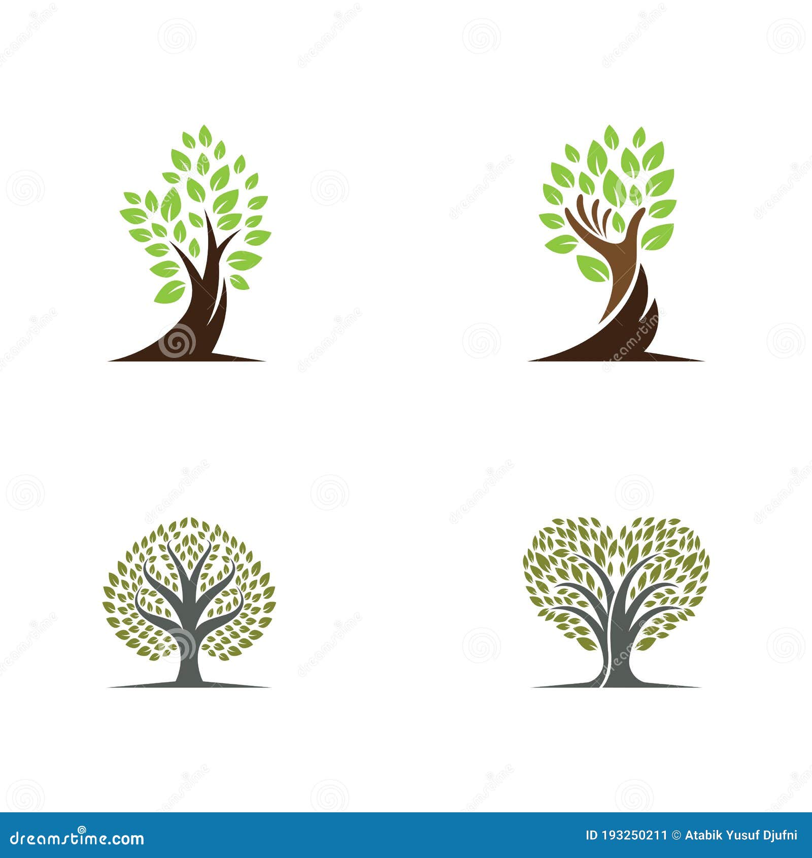Tree Symbol Vector Illustration Stock Vector - Illustration of vector ...